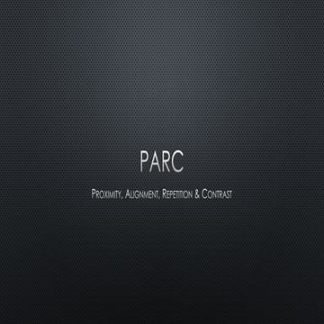 PARC / CRAP Design Principles | PPT