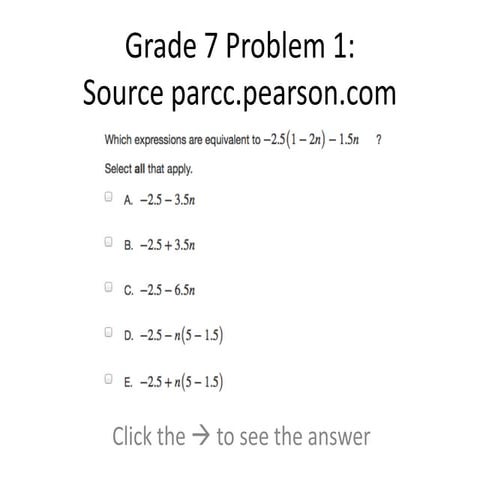 Parcc 7 | PPTX