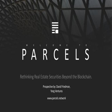 Parcels Perspective Presentation by: David Freidman | PPT