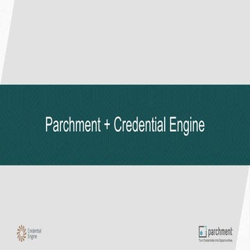 Parchment Application | PPT