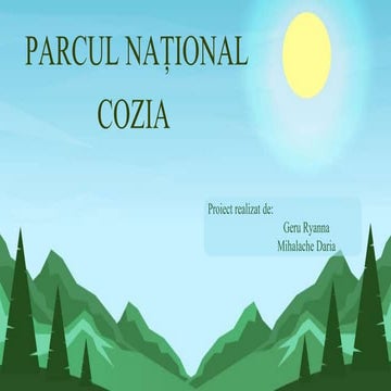 Parcul Național Cozia.pptx