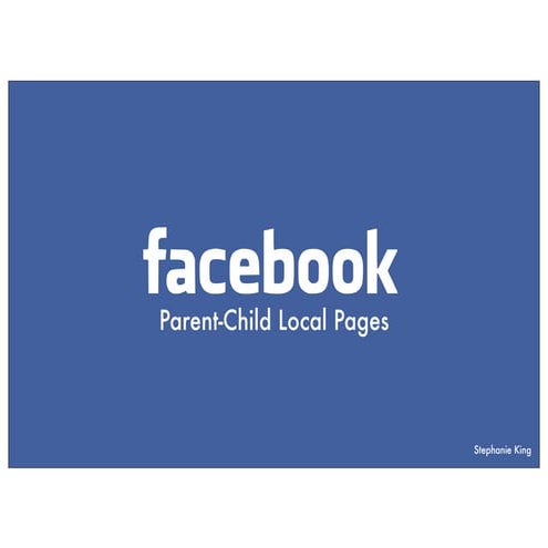 Facebook Parent Child Model | PDF