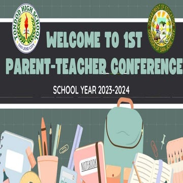 Parent-Teacher-Conference-Education-Presentation-in-Green-and-White ...