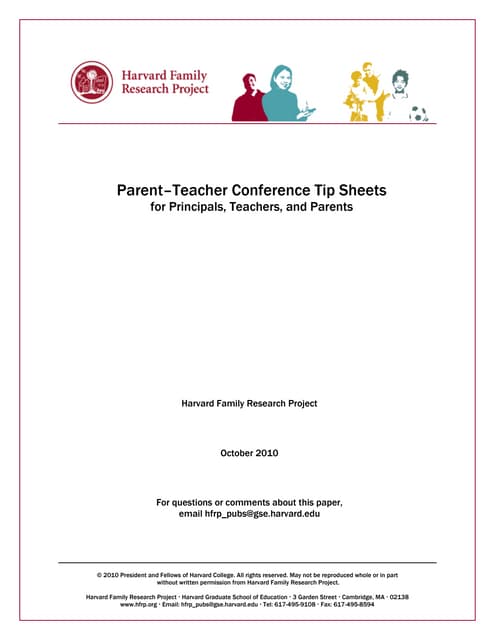 Parent teacher conference | PPT