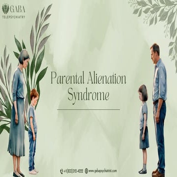 Parental Alienation Syndrome - Understanding and Treatment | PDF
