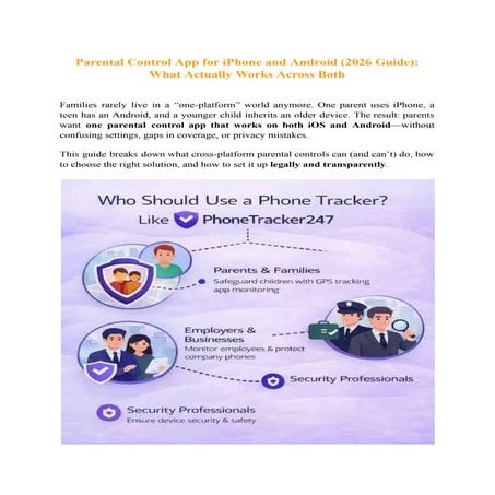 Parental Control App for iPhone and Android (2026 Guide)_ What Actually ...