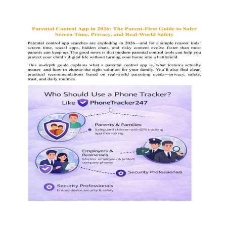 Parental Control App in 2026_ The Parent-First Guide to Safer Screen ...
