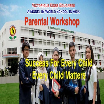 Parental Workshop - Success for Every Child | PDF | Parenting Children ...