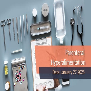 Parenteral hyperalimenation hospital pharmacy.pptx