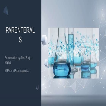 Parenterals | PPT