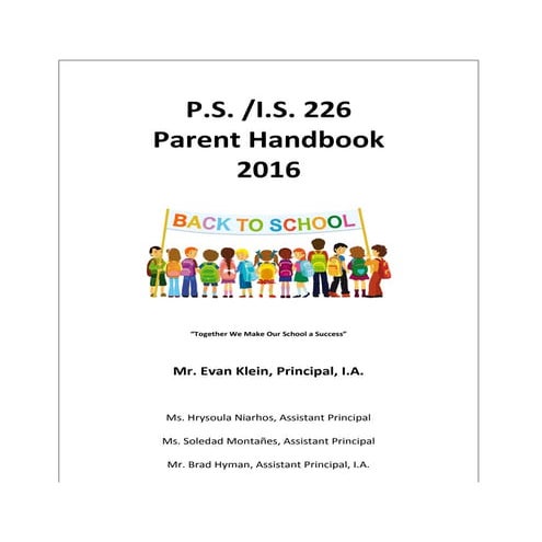 Parent handbook 2016 | PDF