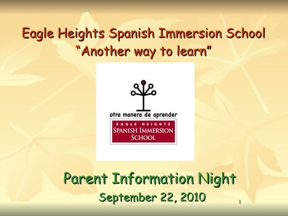 Parent orientation | PPT | Daycare and Pre-School | Parenting