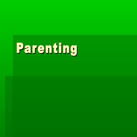 Positive Parenting | PPT