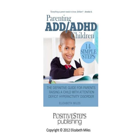 Parenting ADD/ADHD Children | PPTX | Brain and Nervous System Disorders | Diseases and Conditions