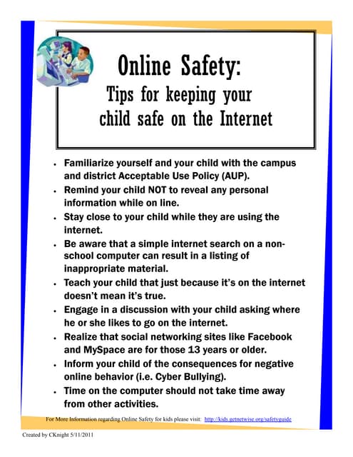 Children and the internet | PPT