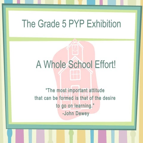 The PYP Exhibition | KEY