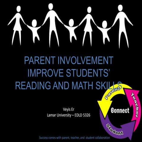 Parent involvement improve students’ reading and math skills | PPTX