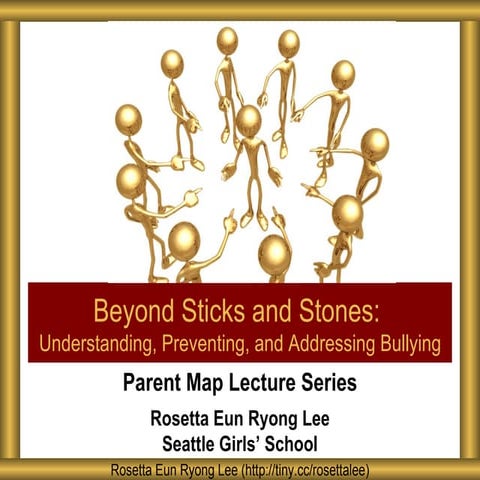 Parent Map Bullying Workshop for Parents | PPT
