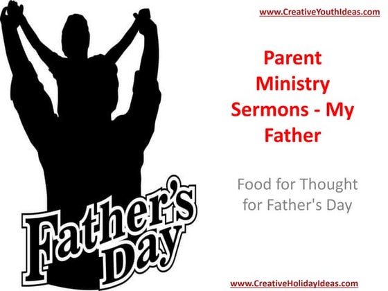 Father's Day Ideas - My Father | PPT