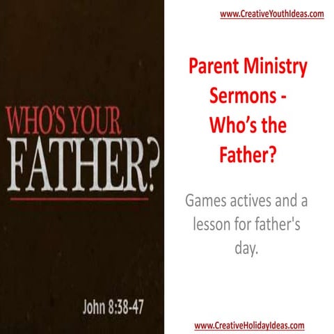 Youth ideas who’s the father | PDF