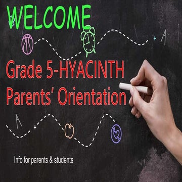 Parent Orientation for the new school year | PPT