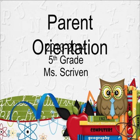 Parent orientation 2013 14 | PPT