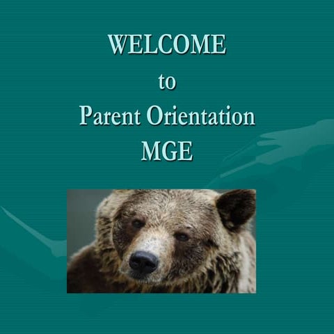 Parent orientation slide 2011 2012 | PPTX