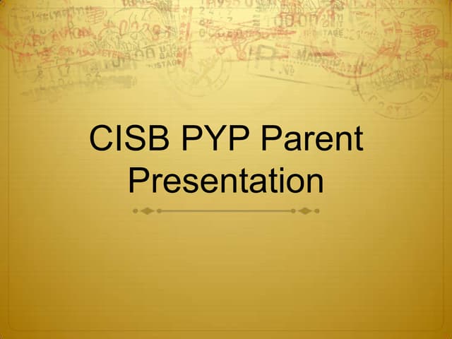 PYP Overview For Parents pyp-overview-for-parents