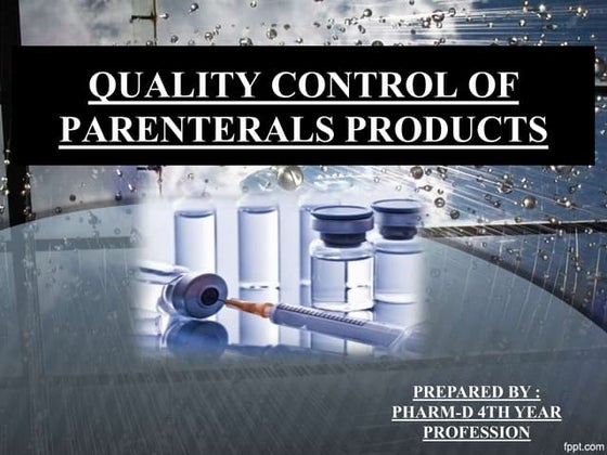 Pyrogen testing | PPT