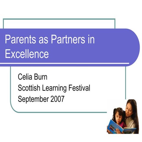 Parents As Partners In Excellence | PDF