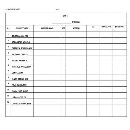 PARENT'S ATTENDANCE SHEET FOR MODULE.docx