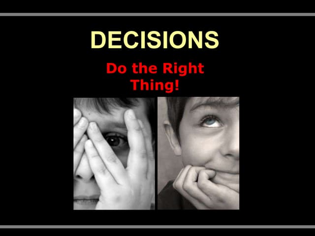 Decision making ppt | PPT