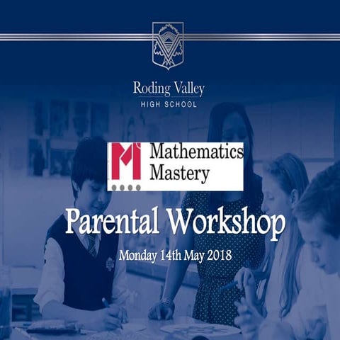 Parents forum May 2018 Maths Mastery presentation | PPTX