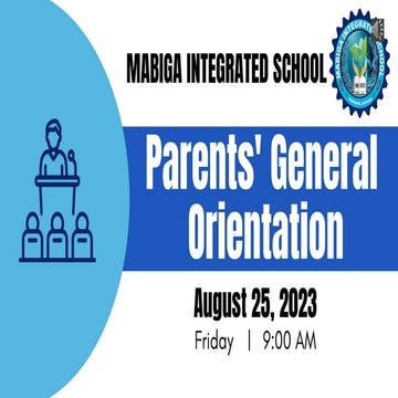Parents General Orientation.pptx 123456789 | PPTX