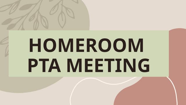 1st - Quarter - Homeroom PTA-Meeting.pptx