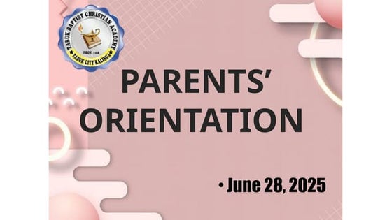 opening parent-orientation 2024-2025.pptx | Secondary Education | Education