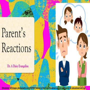 Parent and the Child - Parent’s Reactions | PPT
