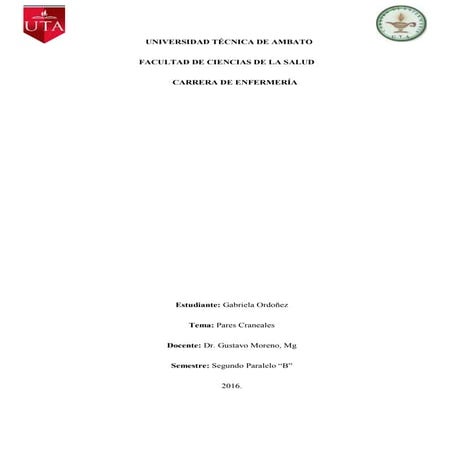 Pares craneales | DOCX