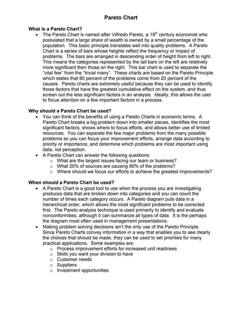 Pareto charts | PDF