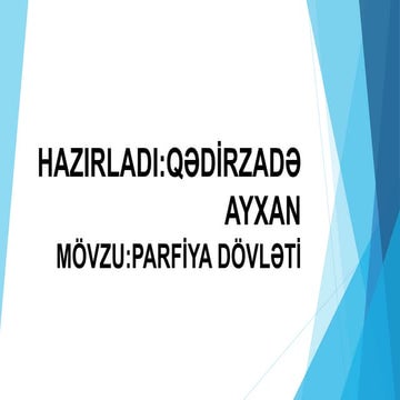 Parfiya | PPTX