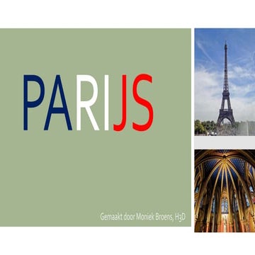 H3fa2 Moniek Parijs | PPT