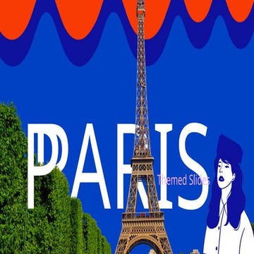 Paris beautiful monumental theme for work | PPT