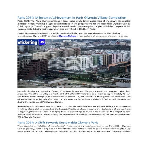 Paris 2024 Milestone Achievement in Paris Olympic Village Completion.pdf