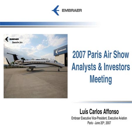 Paris Air SHow - Executive Jet | PDF