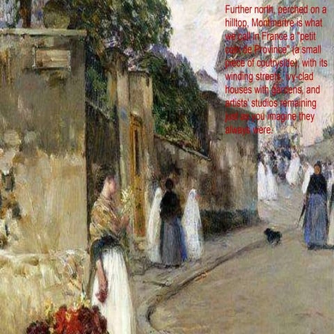 Paris, Montmartre Street | PPSX