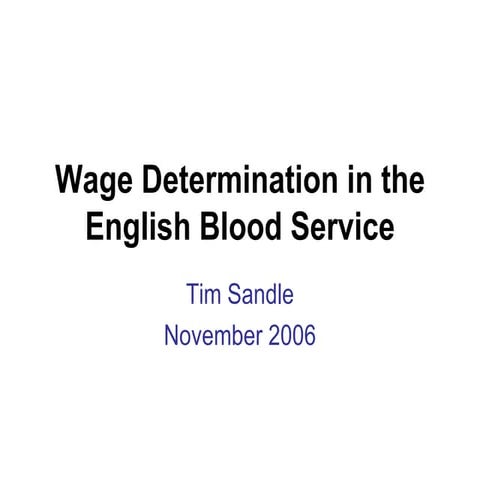 Wage determination | PPT