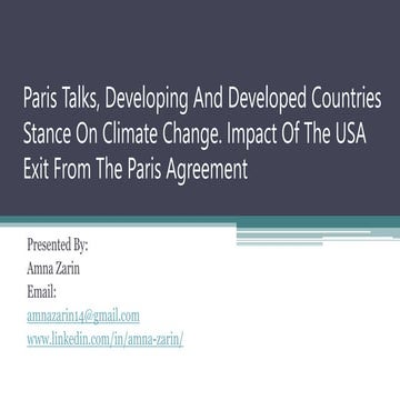 Paris talks United Nations Framework Convention on Climate Change ...