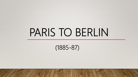 Rizal Chapter 7: Paris to Berlin | PPTX