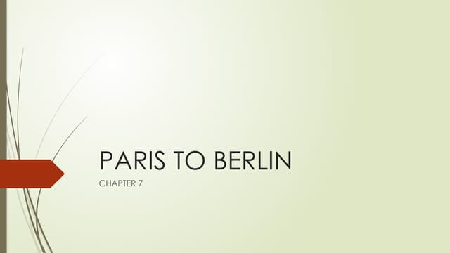 Rizal Chapter 7: Paris to Berlin | PPTX