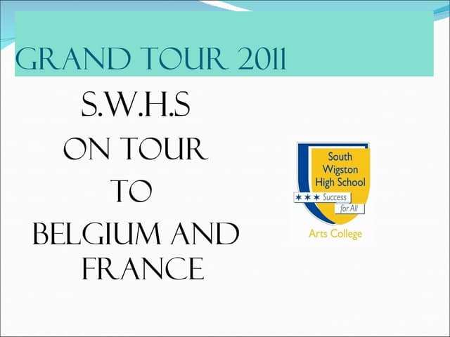 MFL Paris Trip 2020 | PPTX